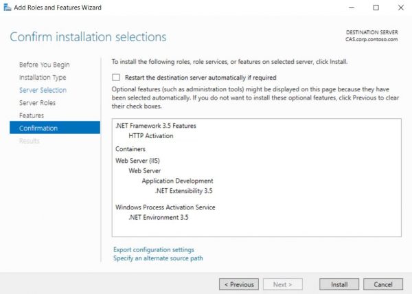 Installing Net Framework 35 On Server 2019 Fails System Management