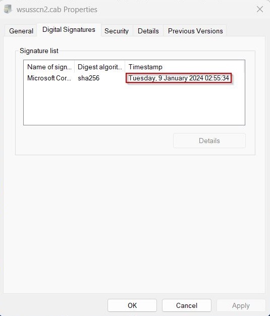 Using Wsusscn2cab To Find Missing Wsus Updates And Extending The